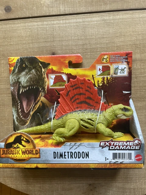 JURASSIC WORLD DOMINION Extreme Damage Dimetrodon Dinosaur Action ...