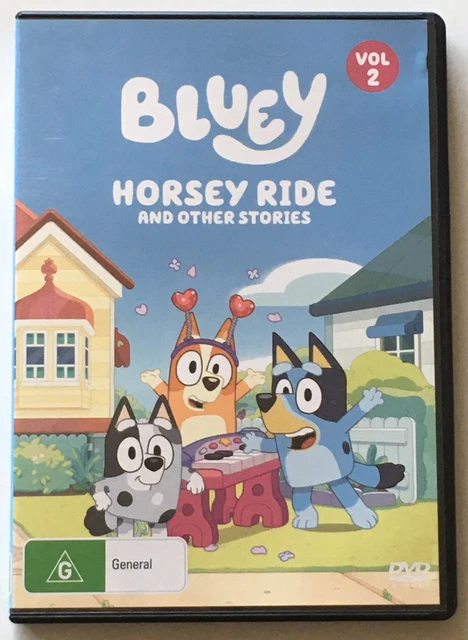 BLUEY - HORSEY Ride And Other Stories Vol 2 (DVD, Region 4, PAL, 2018 ...