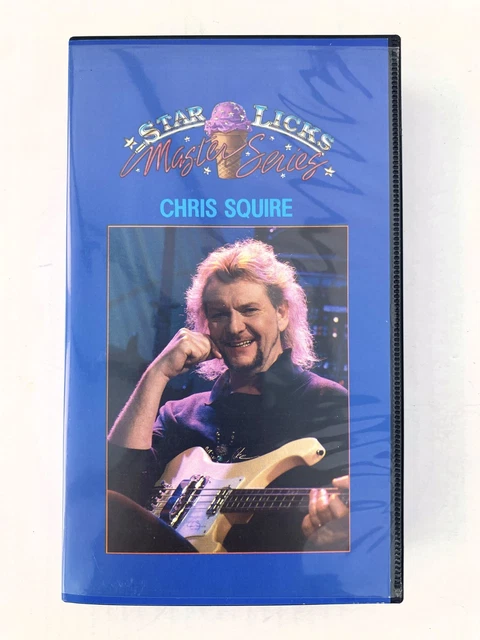 CHRIS SQUIRE STAR Licks Master Series VHS - RARE - VGC £21.50 - PicClick UK