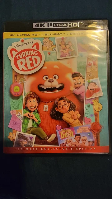 DISNEY/PIXAR TURNING RED 4K/UHD Steelbook Blu-Ray+J-Card Best Buy ...