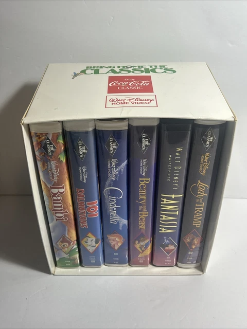 ENSEMBLE DISNEY VHS Bring Home The Classics Coca Cola Collection ...