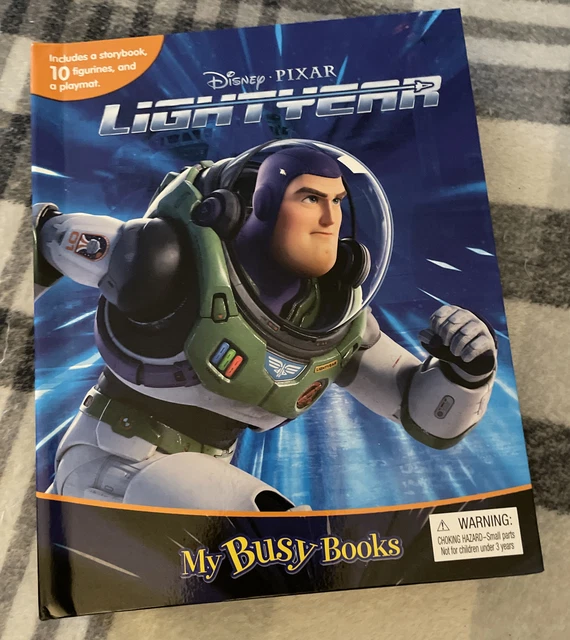 DISNEY PIXAR LIGHTYEAR Buzz Lightyear My Busy Book Playmat 10 Figures ...