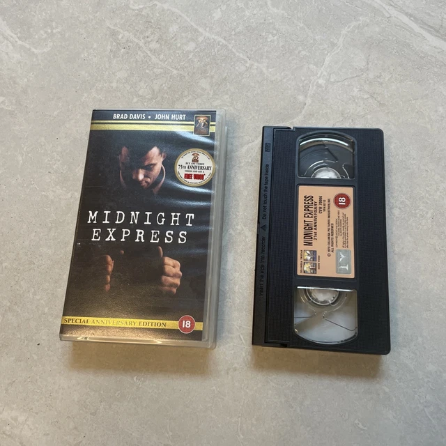 MIDNIGHT EXPRESS VHS - Special Anniversary Edition - Cert 18 - Pal £12. ...