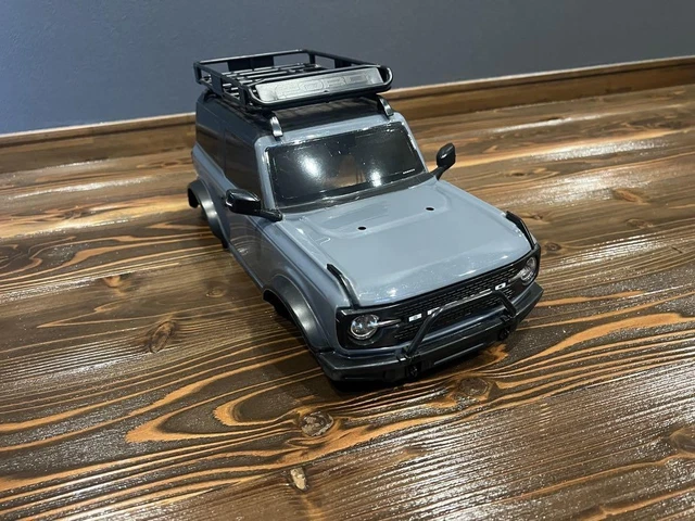 TAMIYA FORD BRONCO Crawler Body With Led Lights Rc Car Shell Lexan ...