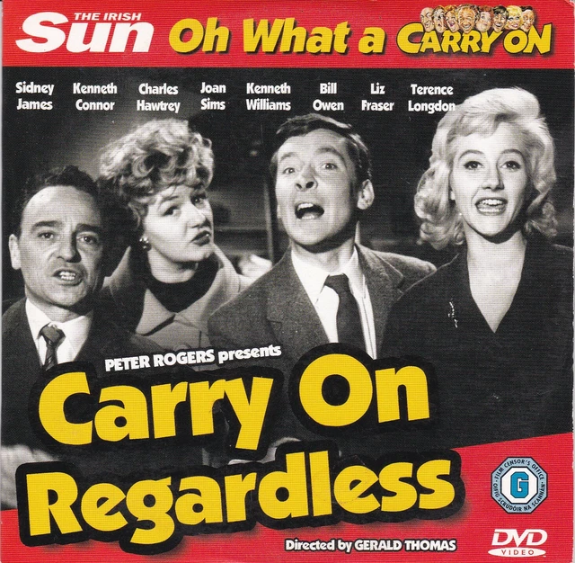 CARRY ON REGARDLESS ( THE IRISH SUN Newspaper DVD ) Sidney James , Joan ...
