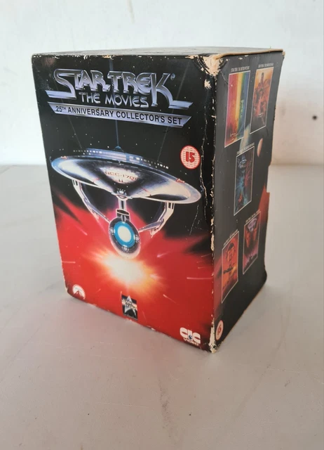 STAR TREK THE Movies 25th Anniversary Collection VHS Box Set Widescreen ...