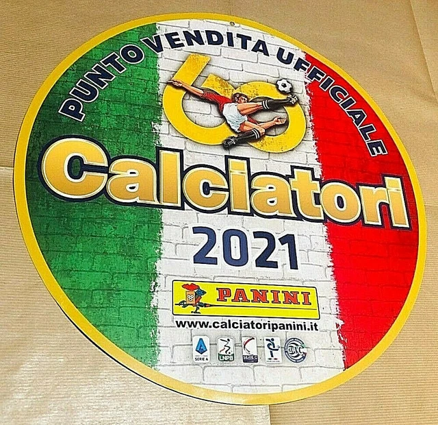 LOGO PLASTICA PUNTO Vendita 60° Anniversario Calciatori Panini 2021 ...