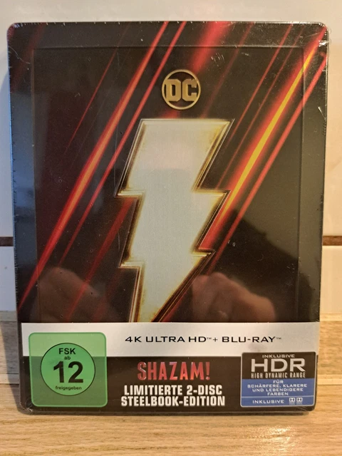 SHAZAM! 4K UHD + Blu-ray Steelbook Limited Edition NEU + OVP! Deutsche Version EUR 44,99 ...