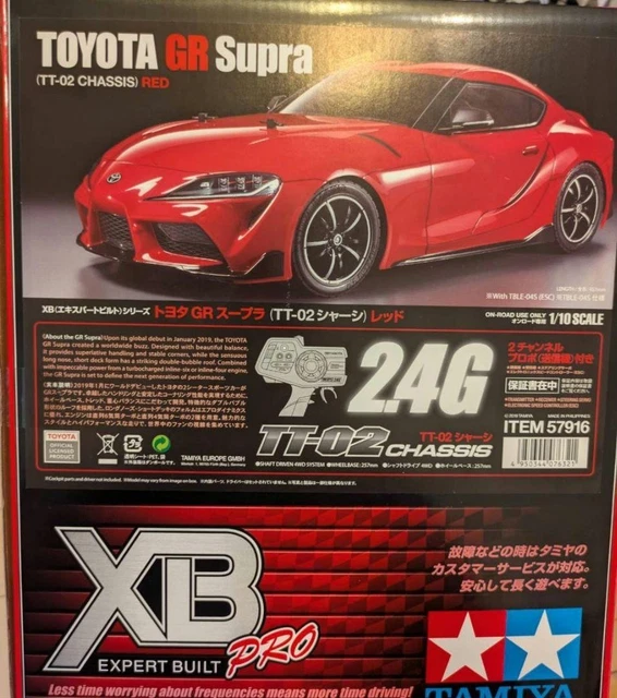 TAMIYA 1/10 XB Series GR Supra (TT-02 Chassis) Red £272.09 - PicClick UK