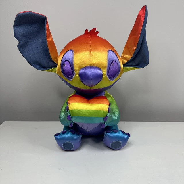 DISNEY STORE PRIDE Collection Stitch Plush Lilo&stitch Stuffed Animal ...