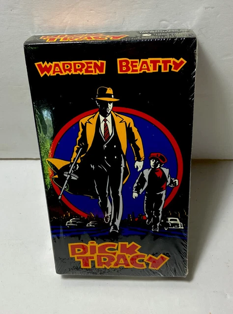 DICK TRACY VHS Warren Beatty Madonna Al Pacino 1990 Action Comedy - New ...