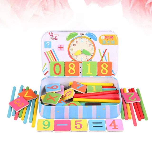 ARITHMETIC LEARNING TOOL Multifunctional Math Toy Counting Rods Box £12 ...