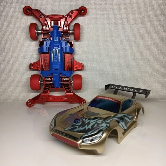 TAMIYA MINI 4WD Jill Volf Finished 132 Scale Metal Gold Black Red ...