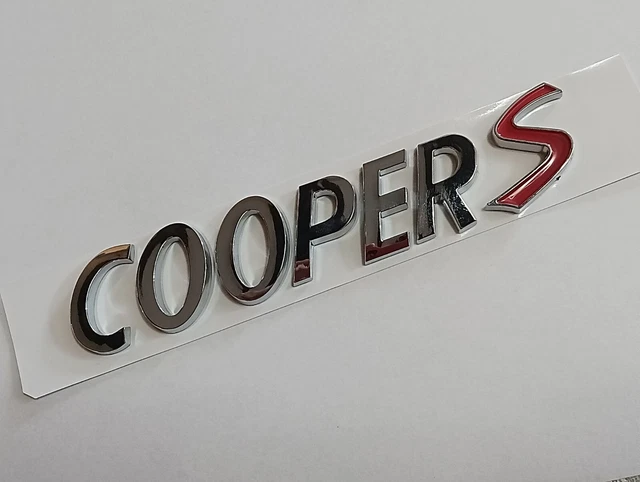 1 LOGO EMBLÈME pour MINI COOPER R50 R53 R55 R59 Lettre Monogramme S SD ...
