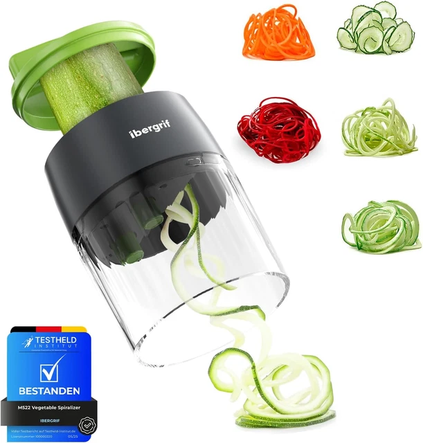 M522 SPIRALIZER FOR Vegetables, Upgrade Vegetable Slicer Courgette ...