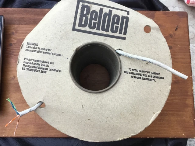 BELDEN 4 TWISTED pairs, 8 solid core cable. #ut £4.00 - PicClick UK