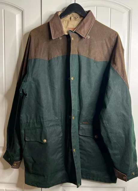 KOOLAH OILSKIN CRACKED Wax Australian Ringer Jacket Coat XL $94.99 ...