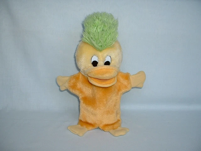 EDD THE DUCK Vintage 1990 Hand Glove Puppet Soft Plush Toy & Squeak ...