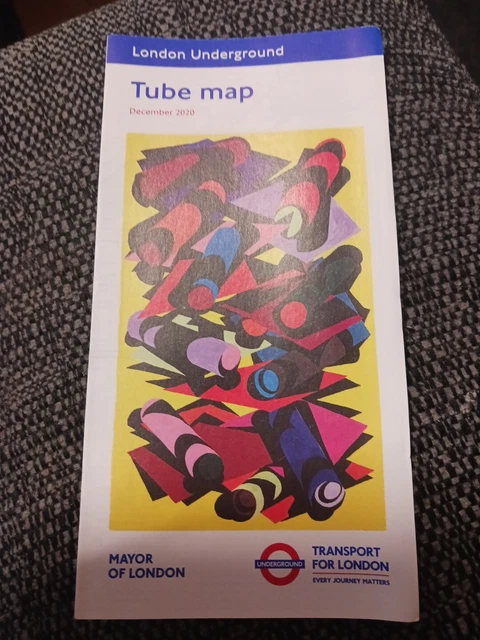 LONDON UNDERGROUND TUBE Map December 2020 £0.99 - PicClick UK