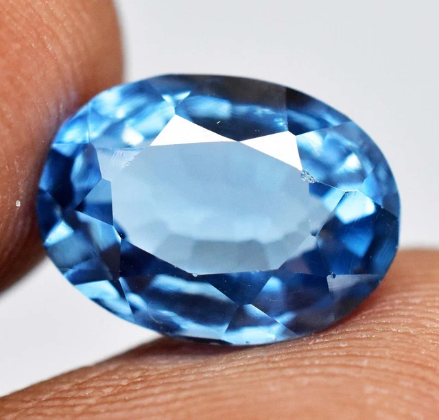 4.35 CT NATURAL Burmese Blue Sapphire Oval Cut IGL Certified Excellent ...