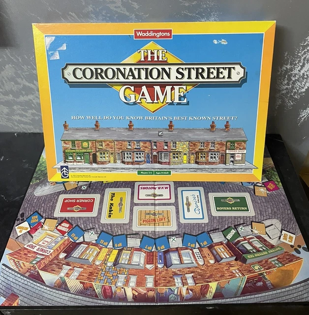 WADDINGTONS THE CORONATION Street 1995 Family Board Game Complete & GC ...