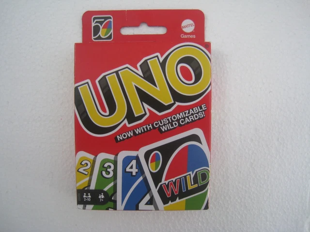 NEW UNO ORIGINAL Playing Card Game Customizable Wild Cards Family Card ...