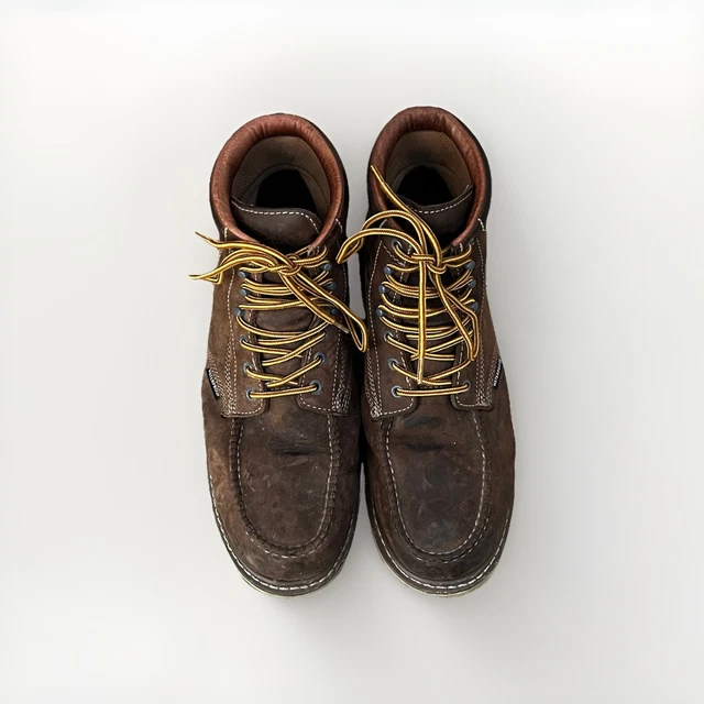 IRON AGE MENS Steel Toe Waterproof Work Boots Size 11.5 W Brown Leather ...