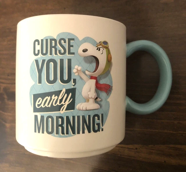 THE PEANUTS MOVIE SNOOPY Flying Ace "Curse You, Early Morning ...