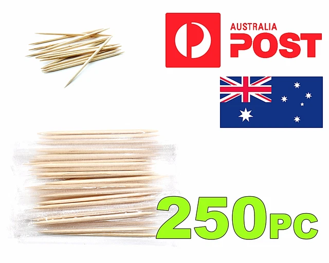 TOOTHPICK SINGLE WRAPPED Bamboo Wooden Tooth Picks Top Quality Eco ...