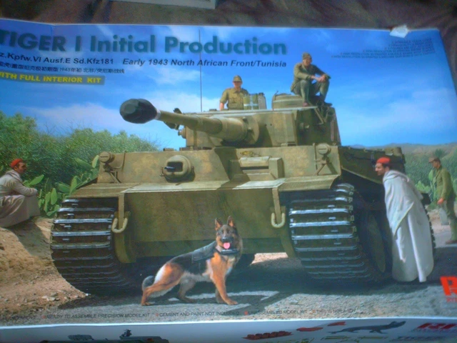 RYEFIELD 1/35 SCALE Wwii German Heavy Tank Tiger I Initial Production 1943 Nor £41.00 - PicClick UK