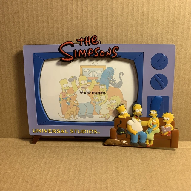 THE SIMPSONS UNIVERSAL Studios Exclusive Vintage Photo Frame 2014 Bart ...