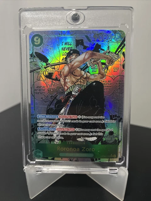 ONE PIECE CARD Proxy Roronoa Zoro Manga Eng OP06-118 EUR 16,50 ...