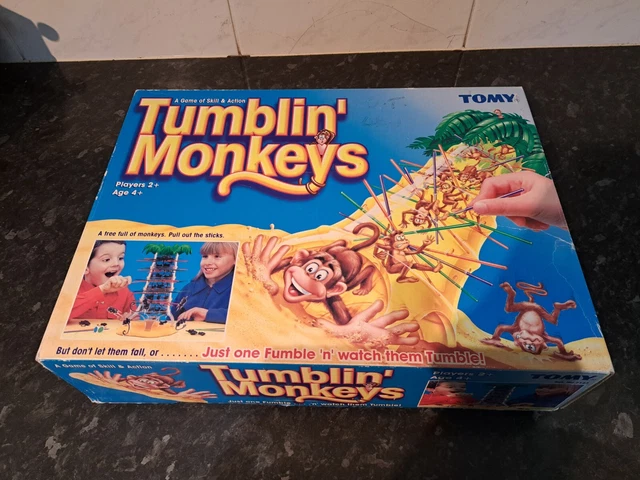 VINTAGE RETRO 90'S Tomy Tumblin Monkeys Game 100% Complete Instructions ...