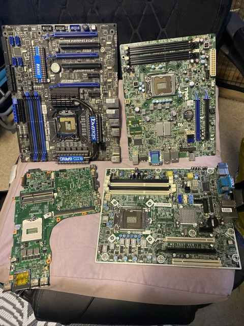 MOTHERBOARDS X 4 For Spares Or Repair Only £50.00 - PicClick UK