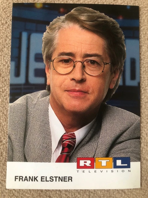 FRANK ELSTNER AUTOGRAMMKARTE - selten - RTL Television - deutscher ...