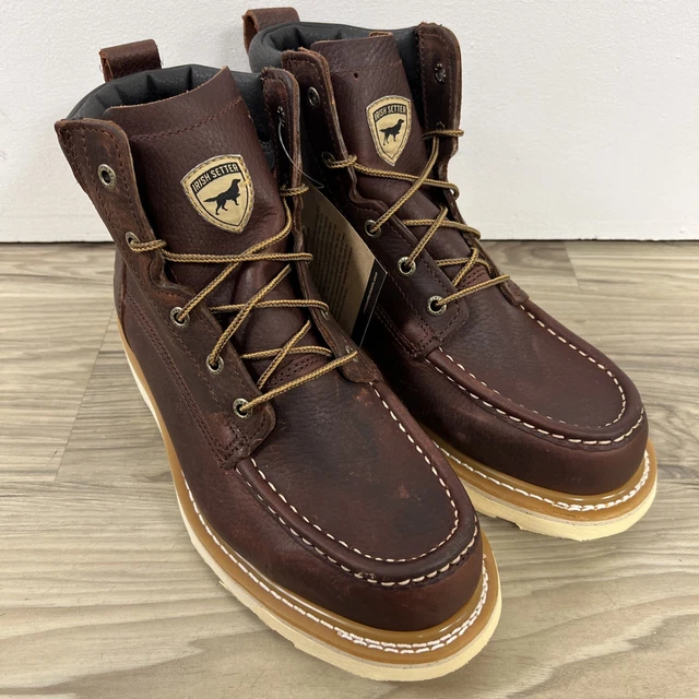 IRISH SETTER 83605 6” Ashby Soft Toe Work Boots Brown Men 11 D NWOB ...