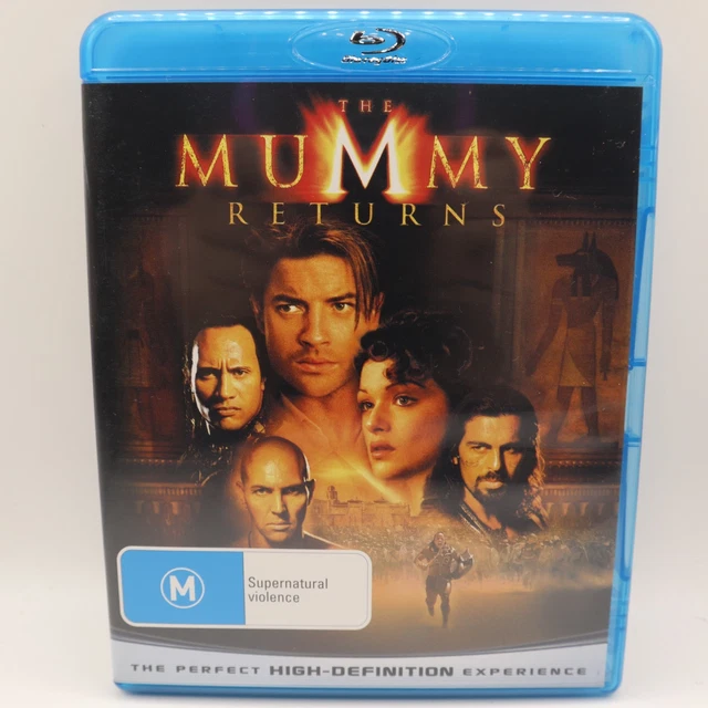 THE MUMMY RETURNS Blu-ray (2001) Region B Brendan Fraser Special ...