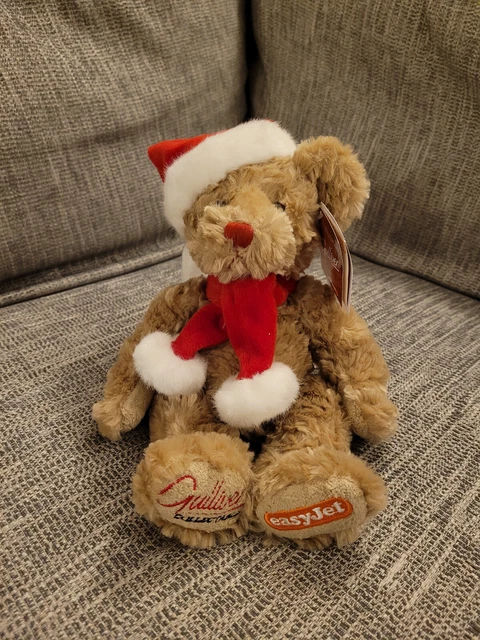 EASYJET AIRWAYS GULLIVER Russ Christmas Teddy Bear British lowcost ...