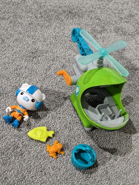 OCTONAUTS GUP H Helicopter with Captain Barnacles and Tree Frog ...