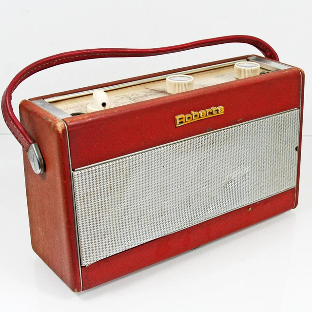 RETRO 1960'S ROBERTS R303 MW/LW/ BATTTERY PORTABLE TRANSISTOR RADIO ...
