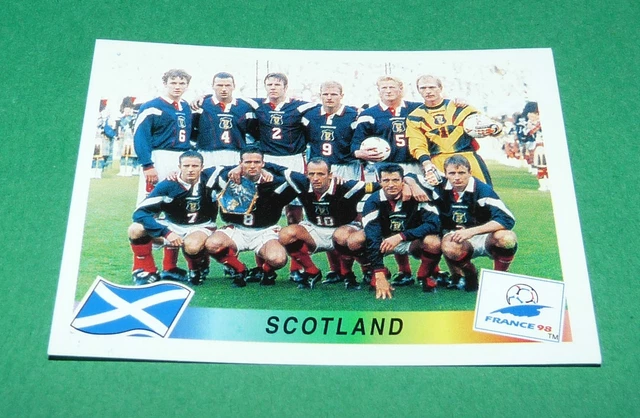 N°32 EQUIPE ECOSSE Scotland Panini Football France 98 1998 Coupe Monde ...