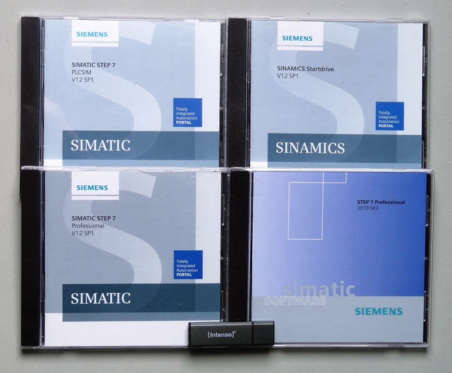 LOGICIEL SIEMENS SIMATIC STEP7 Professional V12 SP1 + S7 Prof. 2010 SR3 ...