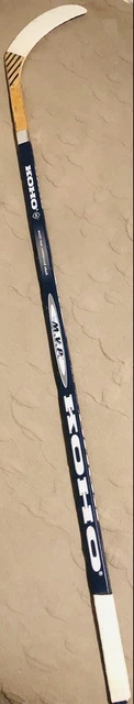 VINTAGE WOODEN 58" Long Hockey Stick🏒 KOHO 6600 MVP LH Made In Canada🇨🇦 ...