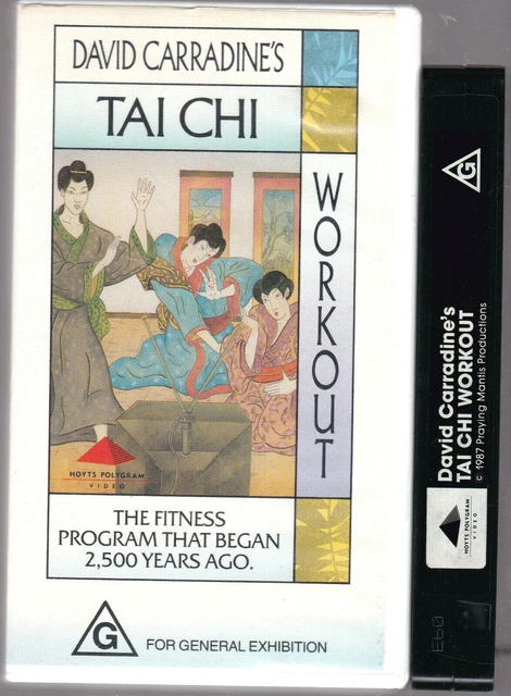 RARE VHS VIDEO Tape DAVID CARRADINE'S TAI CHI WORKOUT Small Box £7.51 ...
