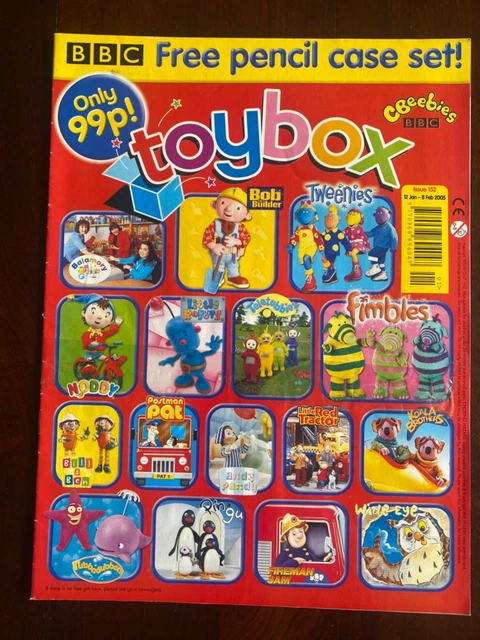 TOY BOX MAGAZINE Cbeebies Issue 152 January 2005 rare Tweenies Fimbles ...
