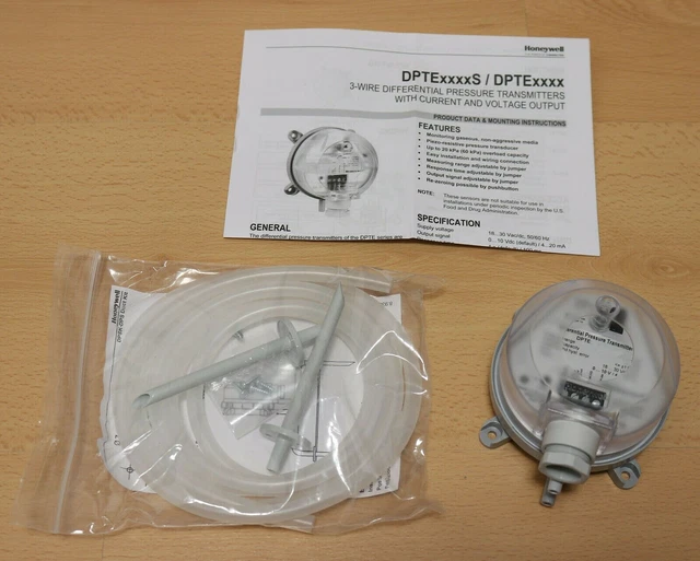 HONEYWELL FEMA DPTE1000 3-Leiter Differenzdrucktransmitter V/A Output 0 ...