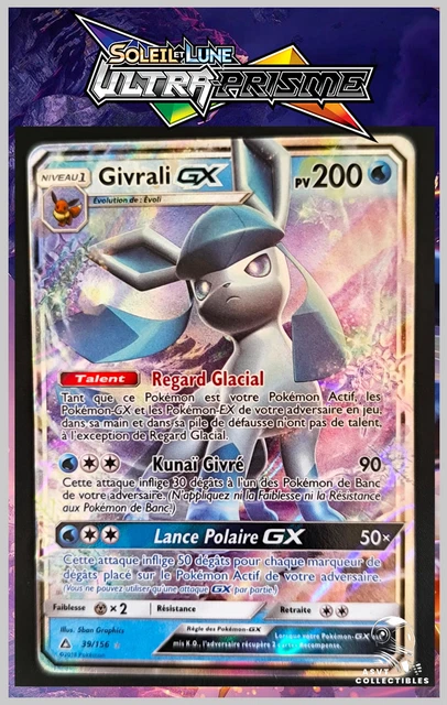 CARTE POKÉMON GIVRALI GX 39/156 SL5 Soleil Lune Ultra Prisme FR NM SL05 EUR 7,74 - PicClick FR
