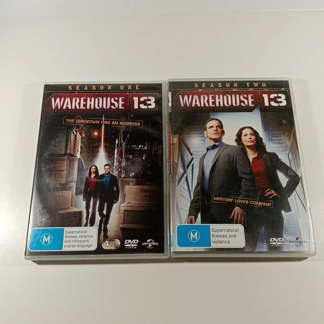 WAREHOUSE 13 SEASON 1 + 2 DVD Bundle Lot Region 4 PAL TV Series $15.00 ...