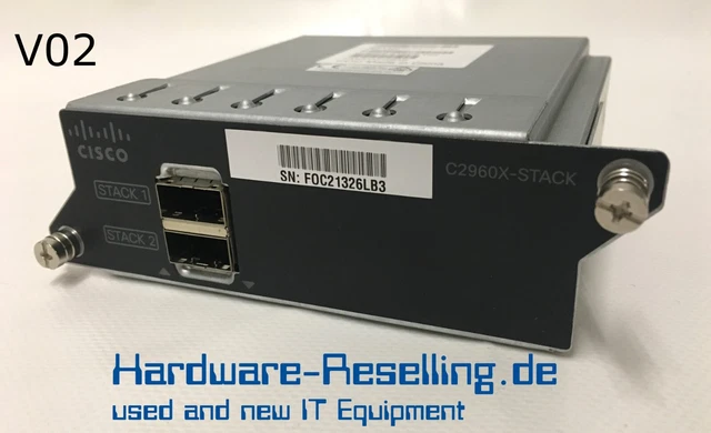CISCO MODULE C2960X-STACK V2 FlexStack-Plus Stacking 800-37538-02 EUR ...
