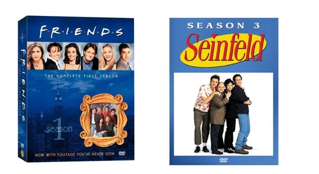 FRIENDS SEASON 1 Boxed Set + Seinfeld Season 3 Boxed Set (90's Sitcom ...